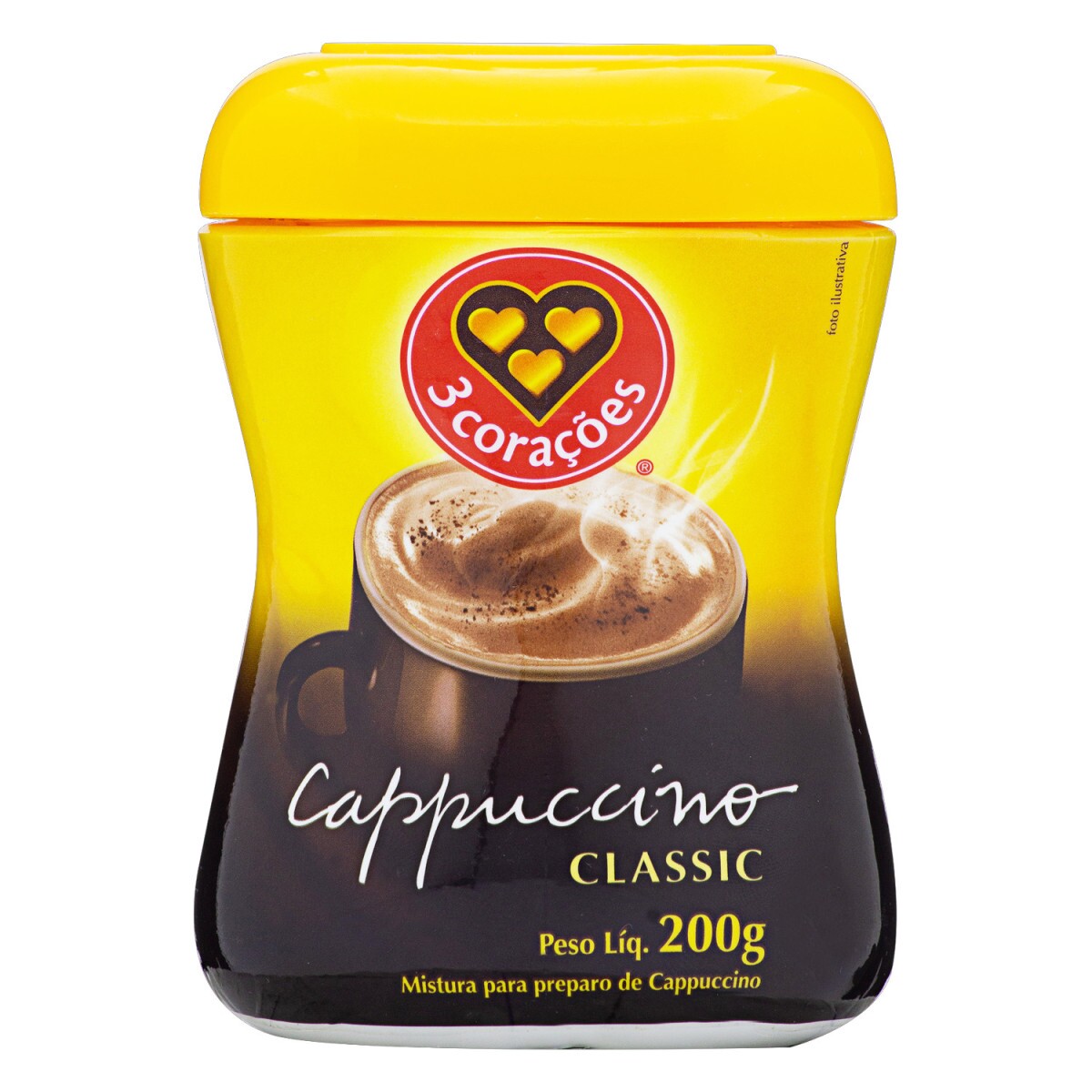 Cappuccino Classic 3 CORAÇÕES 200g
