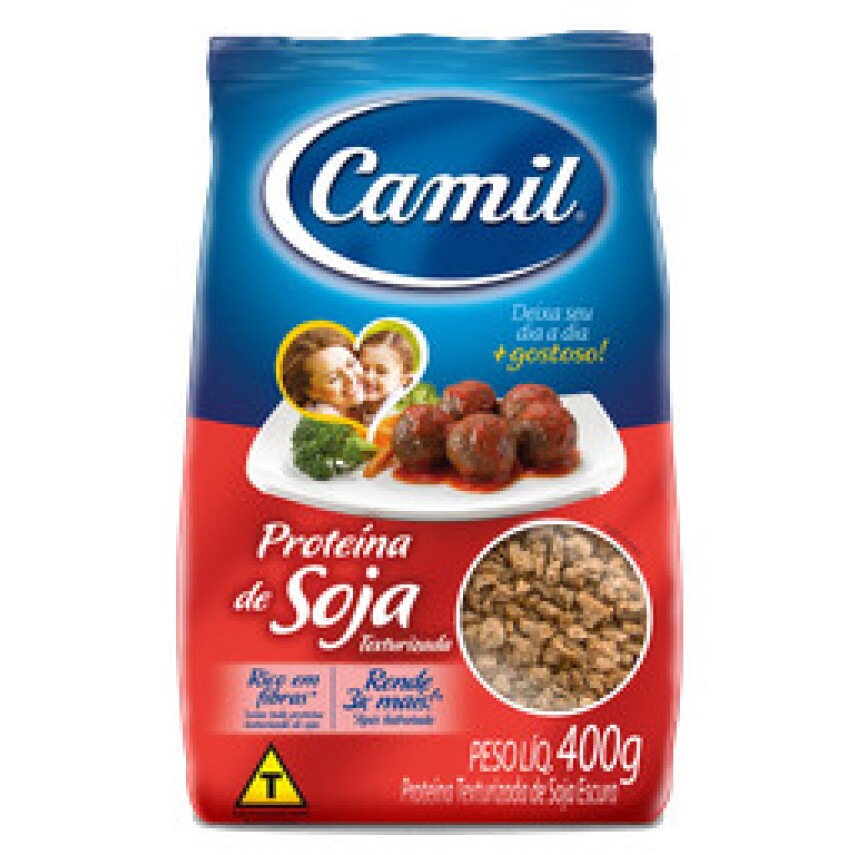 Proteína Texturizada de Soja Escura CAMIL 400g