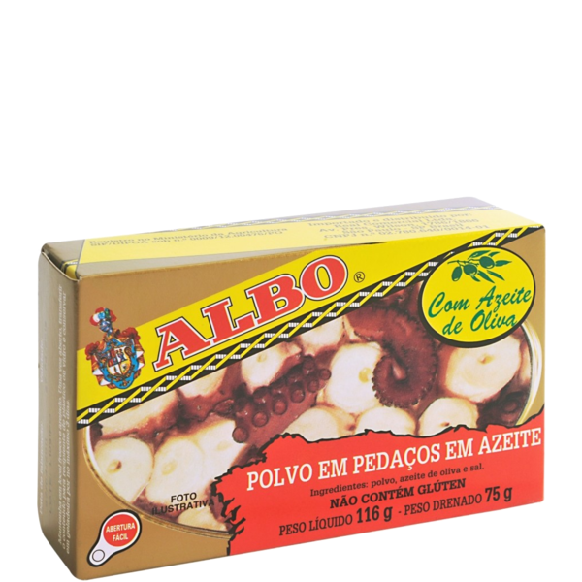 Tentáculos de Polvo em Pedaços em Azeite ALBO 116g - Sardinha, Atum ... Tentáculos de Polvo em Pedaços em Azeite ALBO 116g - Sardinha, Atum ...