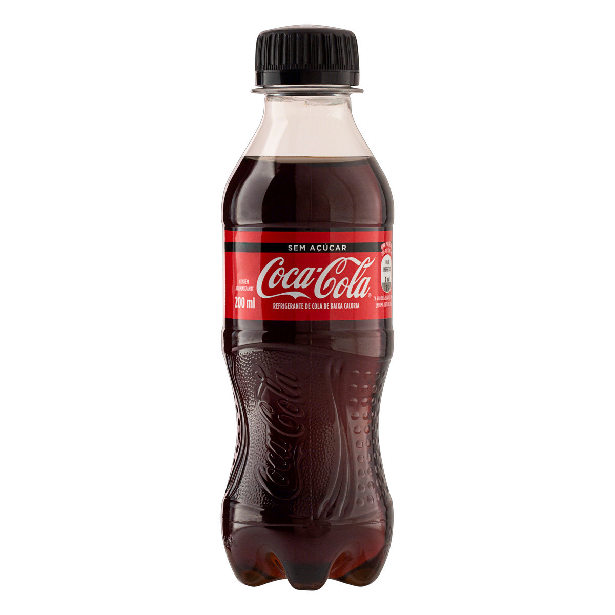 Refrigerante de Cola Zero COCA-COLA 200ml Refrigerante de Cola Zero COCA-COLA 200ml