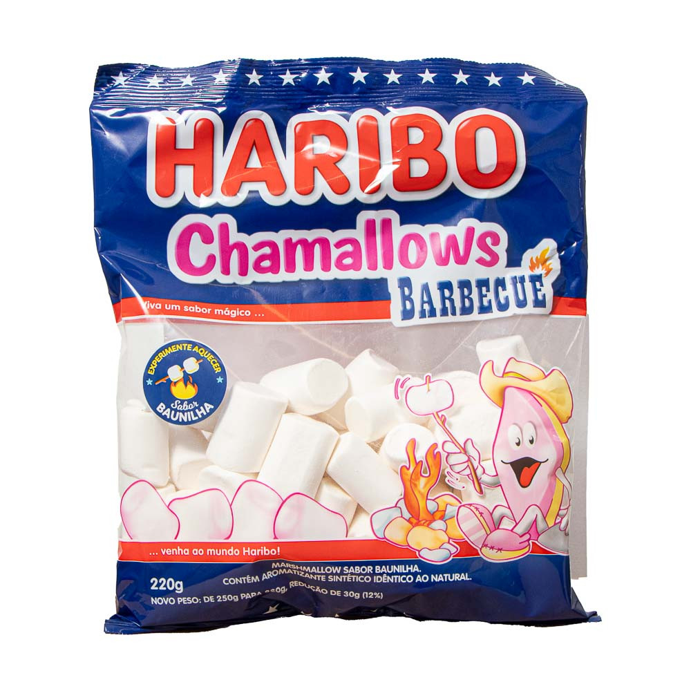 Chamallows Barbecue HARIBO 220g Chamallows Barbecue HARIBO 220g